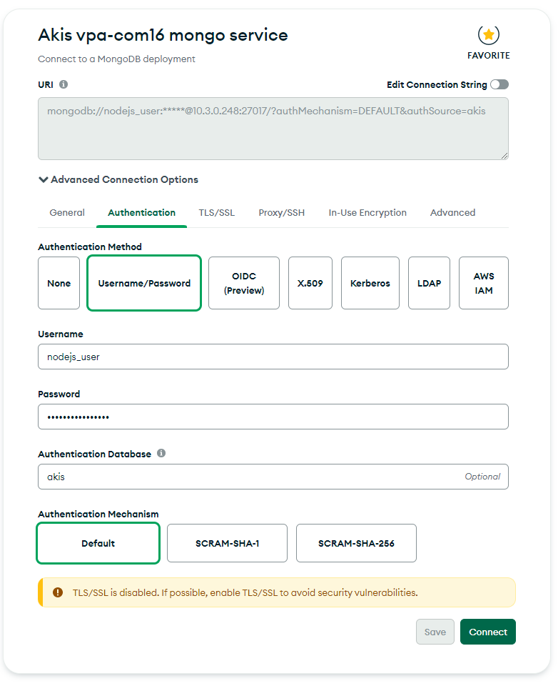 Database (MongoDB)